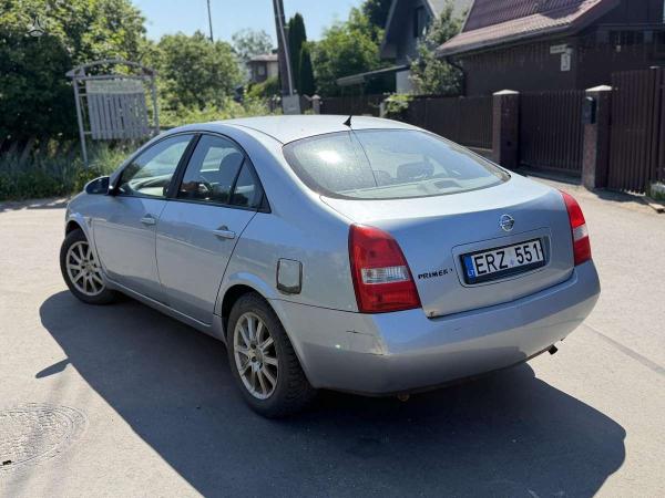 Blue Nissan Primera 2004 in Vilnius, with an engine capacity of 1.77 L and mileage of 239 thousand km for 500 €, photo 4 on AUTOMOTO.COM.LV