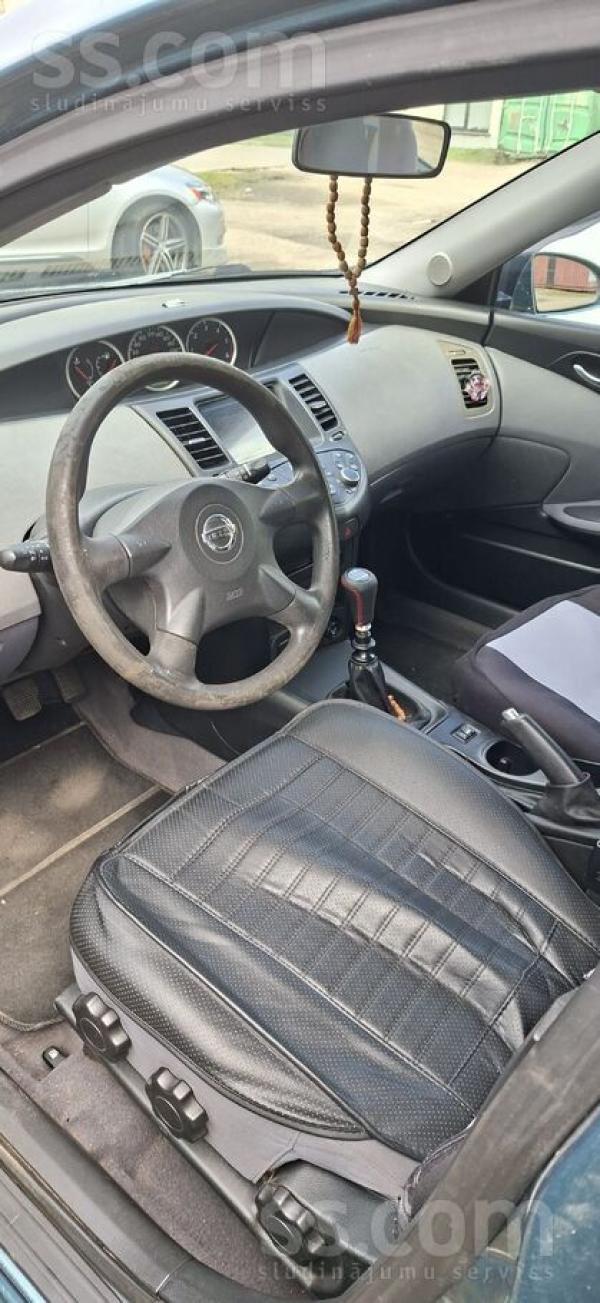 Zils Nissan Primera 2003 Liepāja, ar dzinēja tilpumu 2.20 L un nobraukumu 326 tūkst. km par 500 €, foto 2 vietnē AUTOMOTO.COM.LV