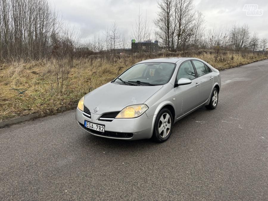 Pelēks Nissan Primera 2003 Viļņa, ar dzinēja tilpumu 2.20 L un nobraukumu 341 tūkst. km par 770 €, foto 1 vietnē AUTOMOTO.COM.LV