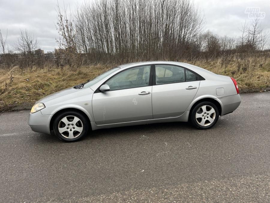 Pelēks Nissan Primera 2003 Viļņa, ar dzinēja tilpumu 2.20 L un nobraukumu 341 tūkst. km par 770 €, foto 2 vietnē AUTOMOTO.COM.LV