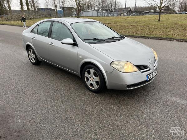 Pelēks Nissan Primera 2003 Viļņa, ar dzinēja tilpumu 2.20 L un nobraukumu 341 tūkst. km par 770 €, foto 6 vietnē AUTOMOTO.COM.LV