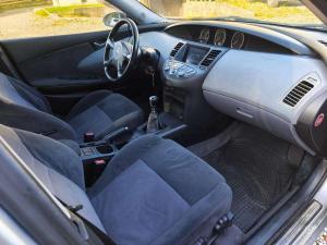 Grey Nissan Primera 2003 in Vilnius, with an engine capacity of 2.20 L and mileage of 255 thousand km for 950 €, photo 8 on AUTOMOTO.COM.LV