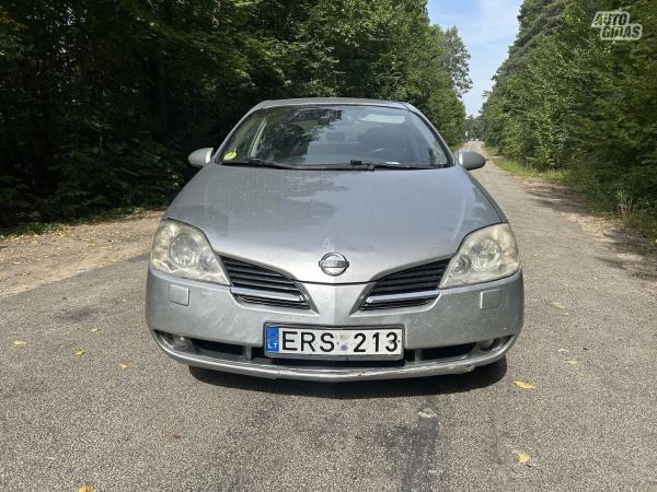 Grey Nissan Primera 2003 in Alytus, with an engine capacity of 2.20 L and mileage of 201 thousand km for 699 €, photo 1 on AUTOMOTO.COM.LV