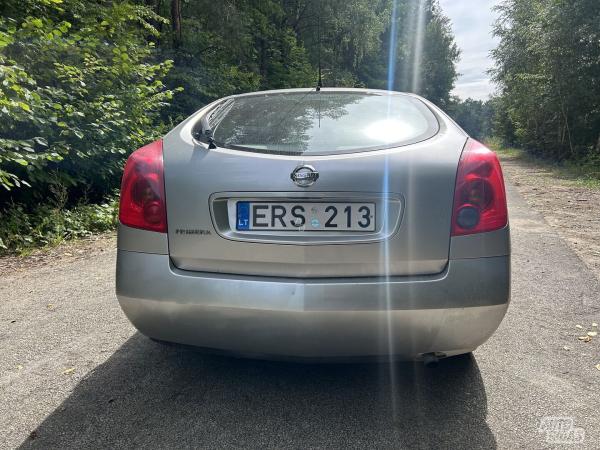Grey Nissan Primera 2003 in Alytus, with an engine capacity of 2.20 L and mileage of 201 thousand km for 699 €, photo 5 on AUTOMOTO.COM.LV