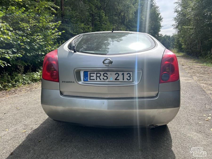 Grey Nissan Primera 2003 in Alytus, with an engine capacity of 2.20 L and mileage of 201 thousand km for 699 €, photo 5 on AUTOMOTO.COM.LV