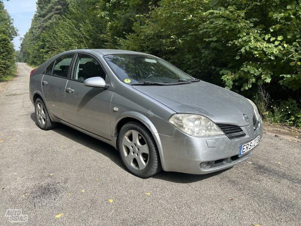 Grey Nissan Primera 2003 in Alytus, with an engine capacity of 2.20 L and mileage of 201 thousand km for 699 €, photo 7 on AUTOMOTO.COM.LV