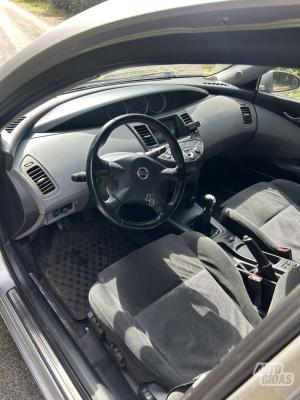Grey Nissan Primera 2003 in Alytus, with an engine capacity of 2.20 L and mileage of 201 thousand km for 699 €, photo 8 on AUTOMOTO.COM.LV