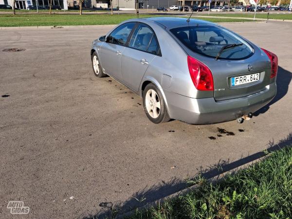 Nissan Primera 2003 in Panevezys on AUTOMOTO.COM.LV Grey Nissan Primera 2003 in Panevezys, with an engine capacity of 2.20 L and mileage of 260 thousand km for 1100 €, photo 1 on AUTOMOTO.COM.LV