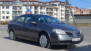 Pelēks Nissan Primera 2004 Jūrmala, ar dzinēja tilpumu 1.80 L un nobraukumu 188 tūkst. km par 1990 €, foto  vietnē AUTOMOTO.COM.LV