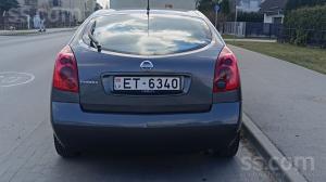 Grey Nissan Primera 2004 in Jurmala, with an engine capacity of 1.80 L and mileage of 188 thousand km for 1990 €, photo 5 on AUTOMOTO.COM.LV