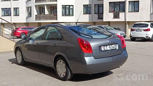Pelēks Nissan Primera 2004 Jūrmala, ar dzinēja tilpumu 1.80 L un nobraukumu 188 tūkst. km par 1990 €, foto 7 vietnē AUTOMOTO.COM.LV