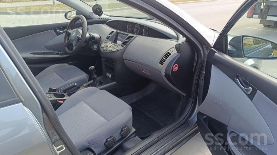 Grey Nissan Primera 2004 in Jurmala, with an engine capacity of 1.80 L and mileage of 188 thousand km for 1990 €, photo 17 on AUTOMOTO.COM.LV