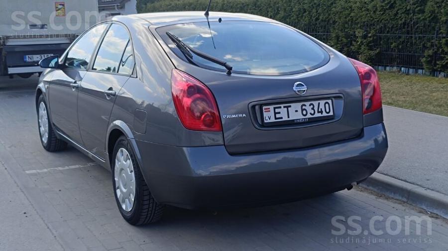 Grey Nissan Primera 2004 in Jurmala, with an engine capacity of 1.80 L and mileage of 188 thousand km for 1990 €, photo 31 on AUTOMOTO.COM.LV
