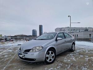 Grey Nissan Primera 2005 in Vilnius, with an engine capacity of 1.87 L and mileage of 289 thousand km for 1450 €, photo  on AUTOMOTO.COM.LV
