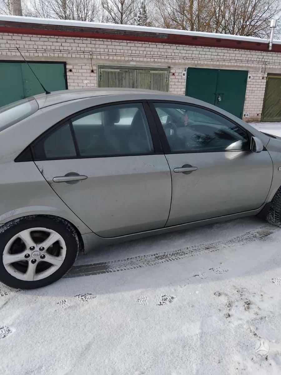 Grey Nissan Primera 2006 in Salcininkai, with an engine capacity of 1.77 L and mileage of 190 thousand km for 1550 €, photo 3 on AUTOMOTO.COM.LV