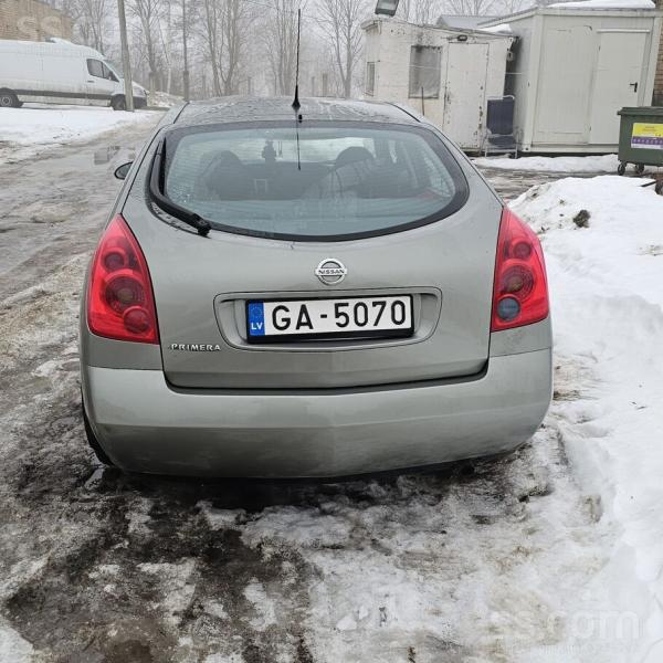 Pelēks Nissan Primera 2006 Ogre, ar dzinēja tilpumu 1.80 L un nobraukumu 321 tūkst. km par 1500 €, foto 2 vietnē AUTOMOTO.COM.LV