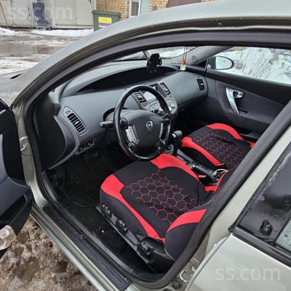 Pelēks Nissan Primera 2006 Ogre, ar dzinēja tilpumu 1.80 L un nobraukumu 321 tūkst. km par 1500 €, foto 5 vietnē AUTOMOTO.COM.LV