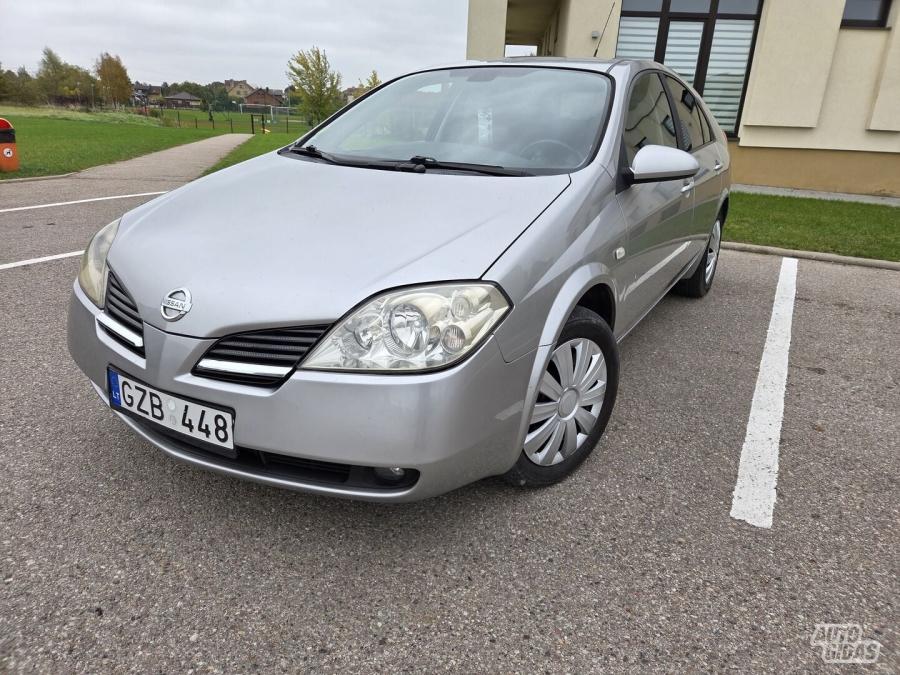 Pelēks Nissan Primera 2006 Kauņa, ar dzinēja tilpumu 1.90 L un nobraukumu 263 tūkst. km par 800 €, foto 1 vietnē AUTOMOTO.COM.LV