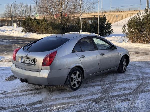 Pelēks Nissan Primera 2002 Rīga, ar dzinēja tilpumu 2.00 L un nobraukumu 167 tūkst. km par 800 €, foto 2 vietnē AUTOMOTO.COM.LV
