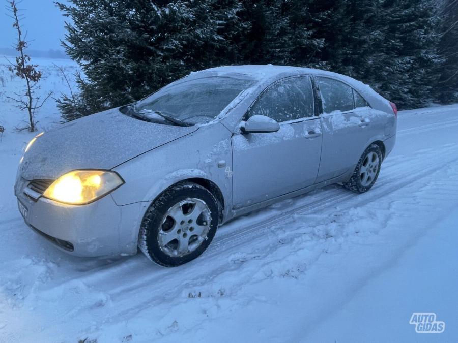 Grey Nissan Primera 2003 in Marijampole, with an engine capacity of 2.20 L and mileage of 284 thousand km for 720 €, photo 1 on AUTOMOTO.COM.LV