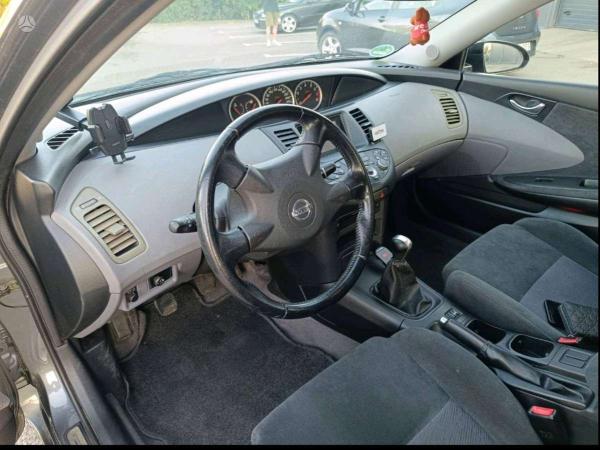 Pelēks Nissan Primera 2003 Viļņa, ar dzinēja tilpumu 1.80 L un nobraukumu 149 tūkst. km par 1250 €, foto 8 vietnē AUTOMOTO.COM.LV