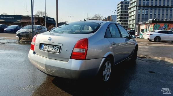 Pelēks Nissan Primera 2004 Viļņa, ar dzinēja tilpumu 2.20 L un nobraukumu 300 tūkst. km par 790 €, foto 4 vietnē AUTOMOTO.COM.LV