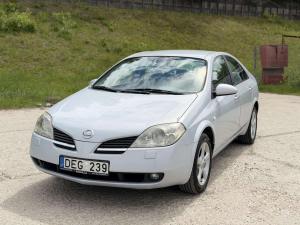 Pelēks Nissan Primera 2007 Viļņa, ar dzinēja tilpumu 1.77 L un nobraukumu 295 tūkst. km par 1250 €, foto  vietnē AUTOMOTO.COM.LV