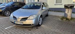 Grey Nissan Primera 2003 in Vilnius, with an engine capacity of 2.18 L and mileage of 306 thousand km for 1000 €, photo  on AUTOMOTO.COM.LV