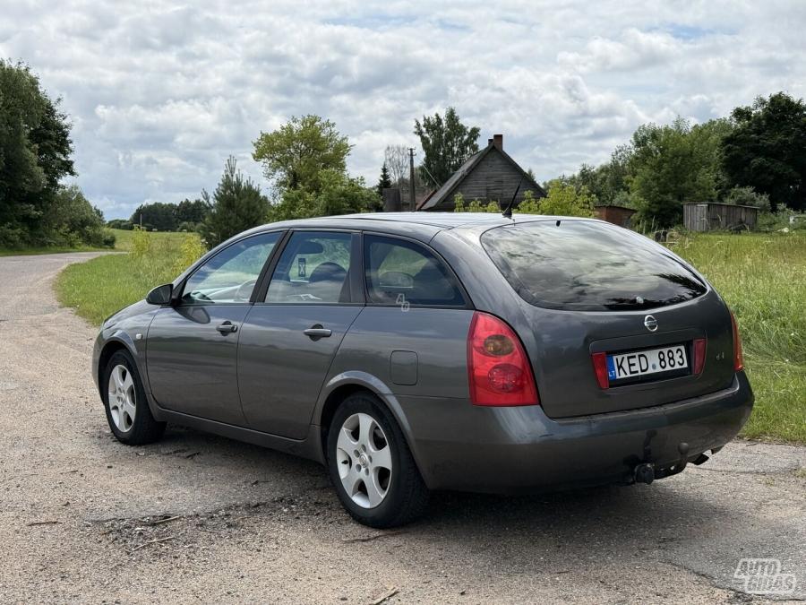 Pelēks Nissan Primera 2003 Utena, ar dzinēja tilpumu 2.20 L un nobraukumu 290 tūkst. km par 1500 €, foto 5 vietnē AUTOMOTO.COM.LV