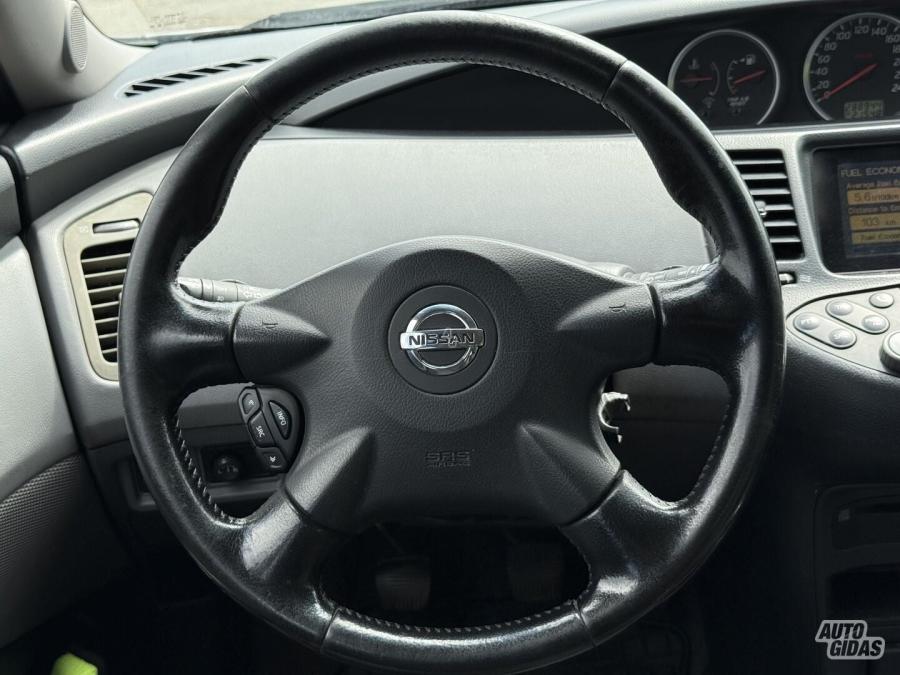Pelēks Nissan Primera 2003 Utena, ar dzinēja tilpumu 2.20 L un nobraukumu 290 tūkst. km par 1500 €, foto 13 vietnē AUTOMOTO.COM.LV
