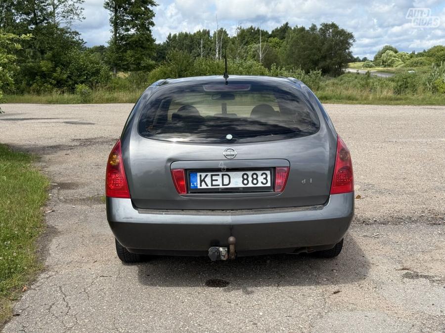 Pelēks Nissan Primera 2003 Utena, ar dzinēja tilpumu 2.20 L un nobraukumu 290 tūkst. km par 1500 €, foto 16 vietnē AUTOMOTO.COM.LV