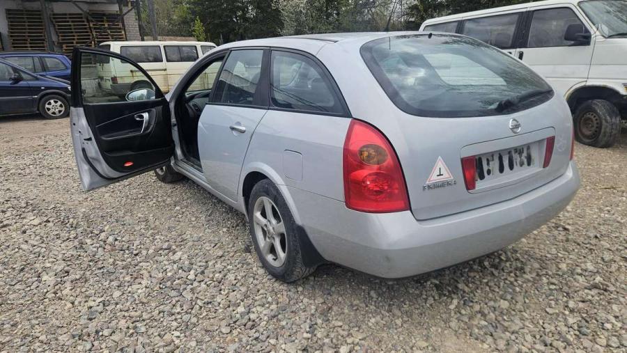 Grey Nissan Primera 2004 in Vilnius, with an engine capacity of 1.77 L and mileage of 200 thousand km for 650 €, photo 3 on AUTOMOTO.COM.LV