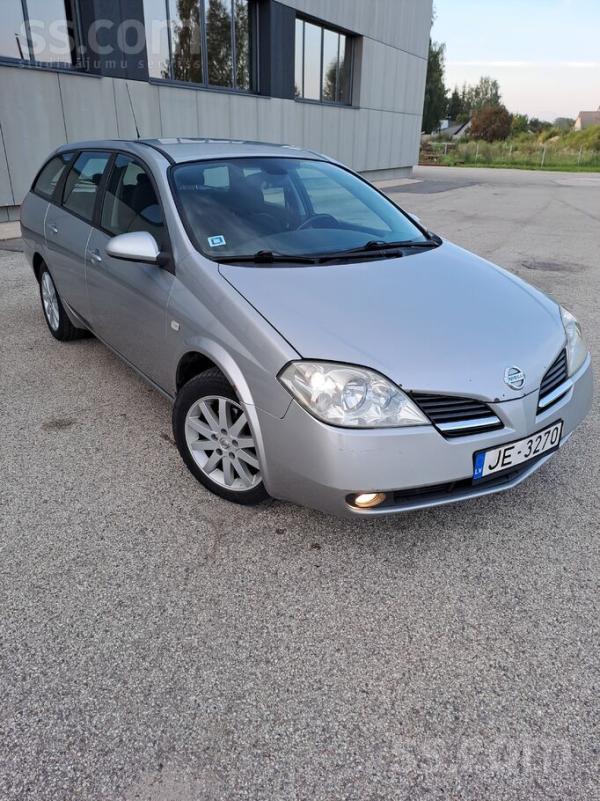 Grey Nissan Primera 2005 in Riga, with an engine capacity of 1.90 L and mileage of 395 thousand km for 950 €, photo 1 on AUTOMOTO.COM.LV
