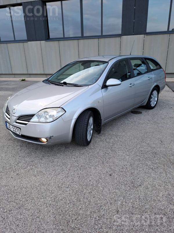 Grey Nissan Primera 2005 in Riga, with an engine capacity of 1.90 L and mileage of 395 thousand km for 950 €, photo 2 on AUTOMOTO.COM.LV