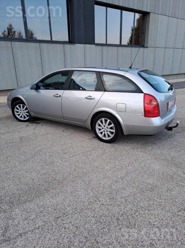 Grey Nissan Primera 2005 in Riga, with an engine capacity of 1.90 L and mileage of 395 thousand km for 950 €, photo 4 on AUTOMOTO.COM.LV