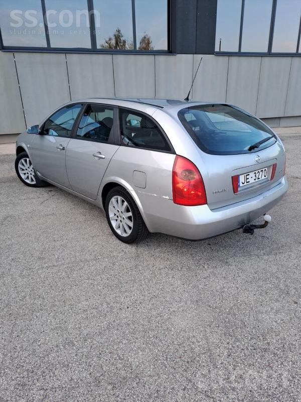 Grey Nissan Primera 2005 in Riga, with an engine capacity of 1.90 L and mileage of 395 thousand km for 950 €, photo 5 on AUTOMOTO.COM.LV