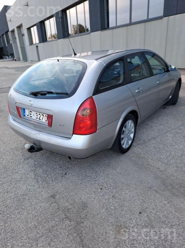 Grey Nissan Primera 2005 in Riga, with an engine capacity of 1.90 L and mileage of 395 thousand km for 950 €, photo 6 on AUTOMOTO.COM.LV