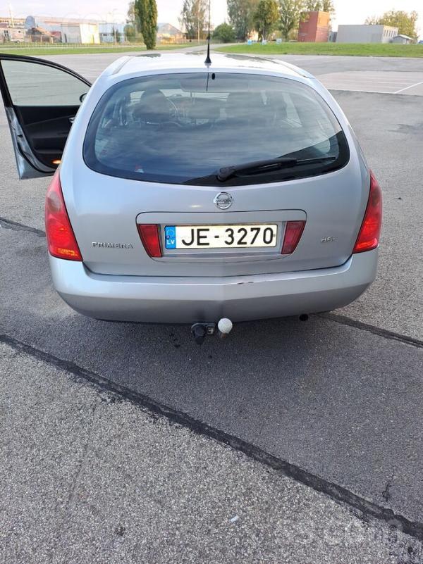 Grey Nissan Primera 2005 in Riga, with an engine capacity of 1.90 L and mileage of 395 thousand km for 950 €, photo 7 on AUTOMOTO.COM.LV