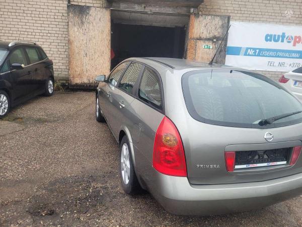 Grey Nissan Primera 2005 in Telschi, with an engine capacity of 1.77 L and mileage of 200 thousand km for 1750 €, photo 9 on AUTOMOTO.COM.LV