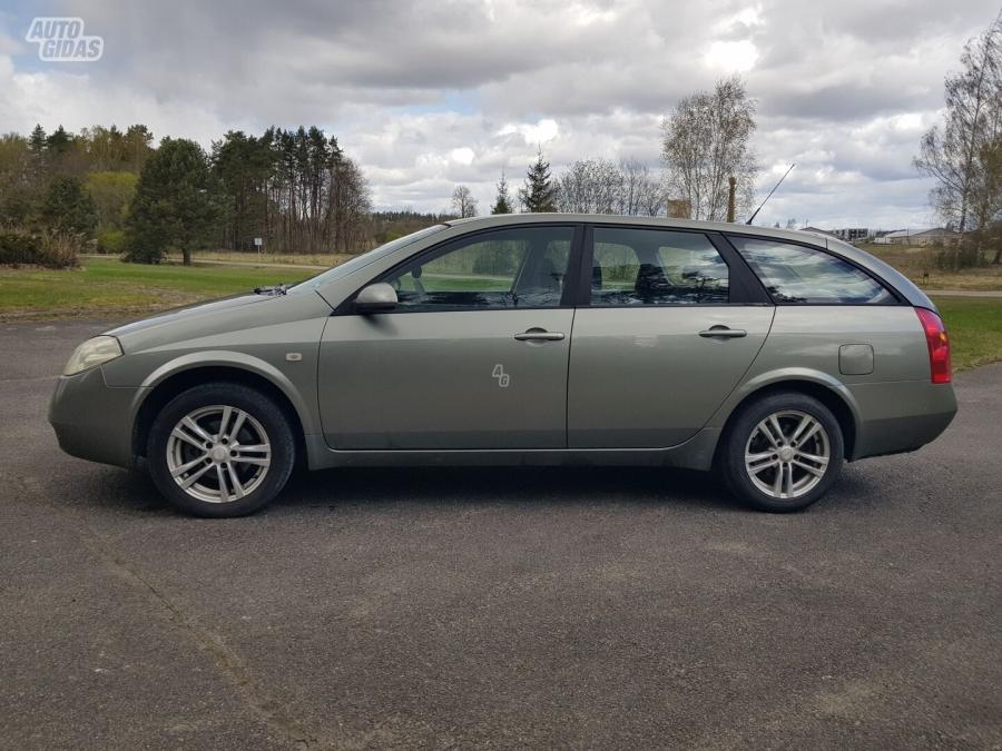 Grey Nissan Primera 2005 in Vilnius, with an engine capacity of 1.80 L and mileage of 245 thousand km for 999 €, photo 3 on AUTOMOTO.COM.LV