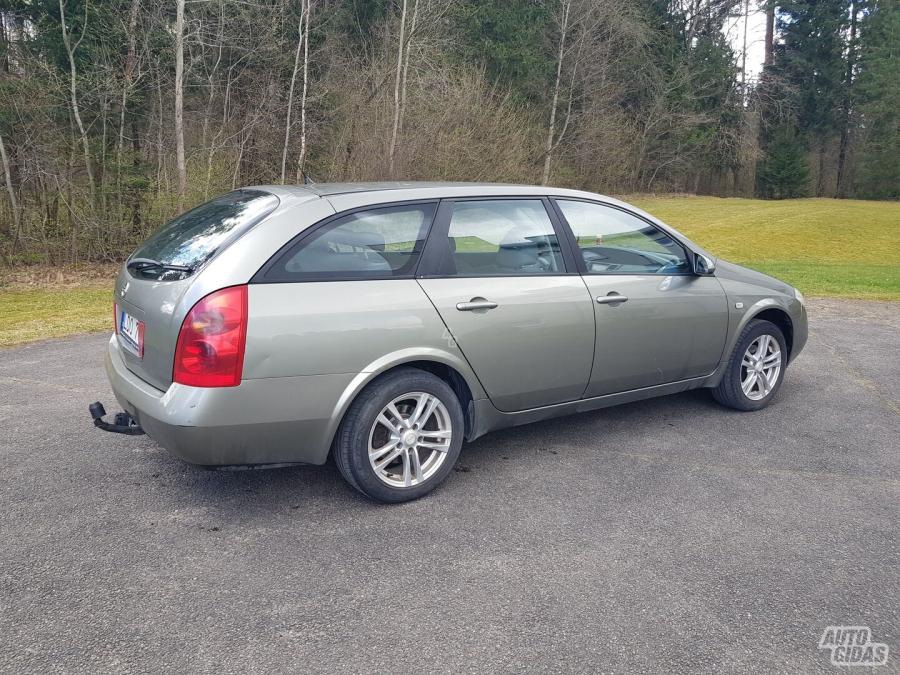 Grey Nissan Primera 2005 in Vilnius, with an engine capacity of 1.80 L and mileage of 245 thousand km for 999 €, photo 7 on AUTOMOTO.COM.LV