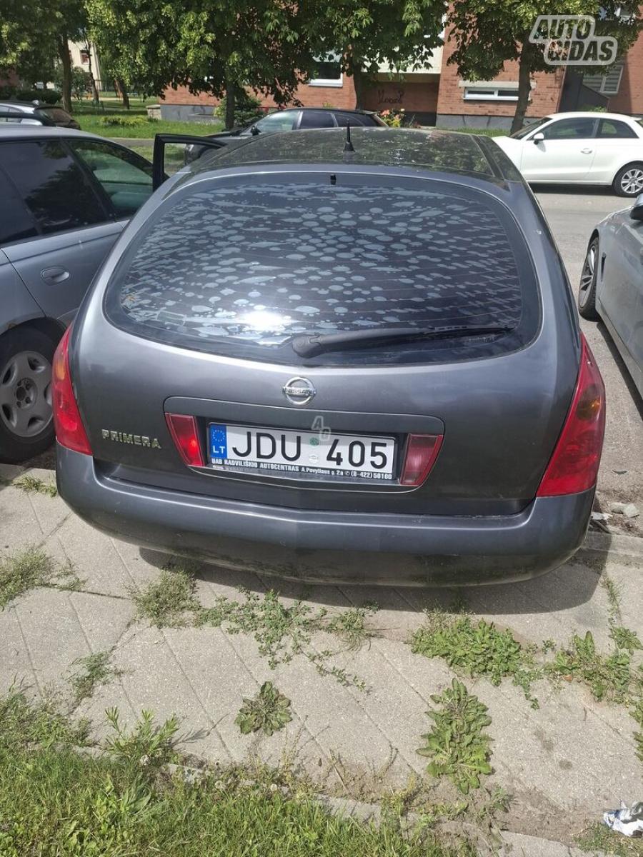 Grey Nissan Primera 2005 in Siauliai, with an engine capacity of 1.80 L and mileage of 308 thousand km for 900 €, photo 19 on AUTOMOTO.COM.LV