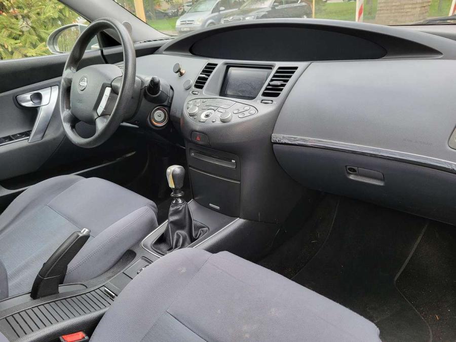 Grey Nissan Primera 2005 in Klaipeda, with an engine capacity of 1.87 L and mileage of 268 thousand km for 1200 €, photo 6 on AUTOMOTO.COM.LV