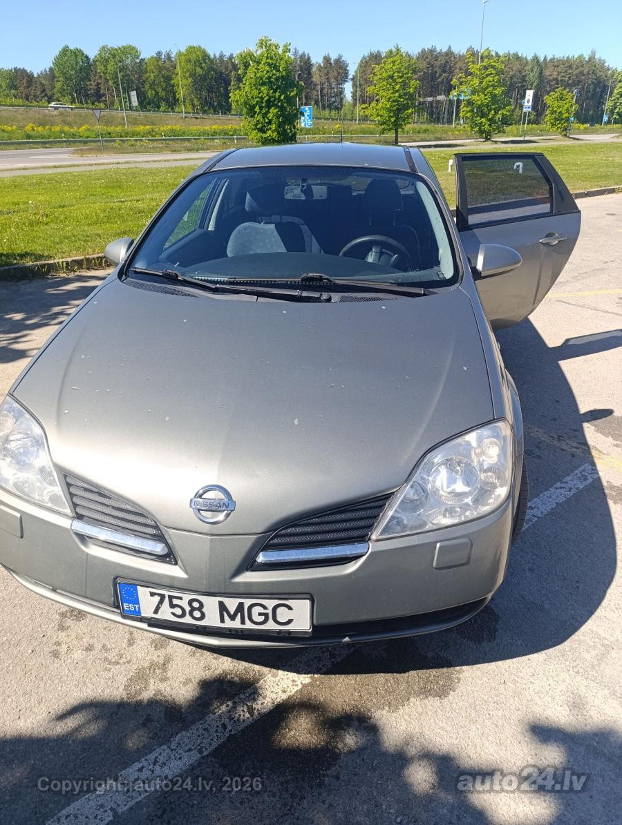 Pelēks Nissan Primera 2006 Tallina, ar dzinēja tilpumu 1.80 L un nobraukumu 290 tūkst. km par 1100 €, foto 1 vietnē AUTOMOTO.COM.LV