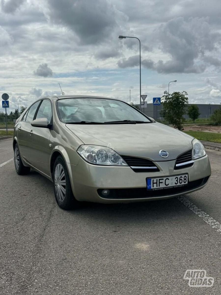 Nissan Primera 2003 Viļņa, ar dzinēja tilpumu 1.90 L un nobraukumu 216 tūkst. km par 1350 €, foto 1 vietnē AUTOMOTO.COM.LV