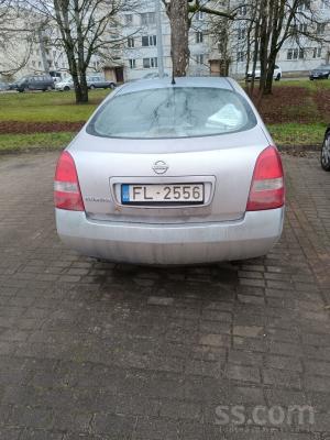 Nissan Primera 2005 Kuldīga, ar dzinēja tilpumu 1.80 L un nobraukumu 288 tūkst. km par 500 €, foto  vietnē AUTOMOTO.COM.LV