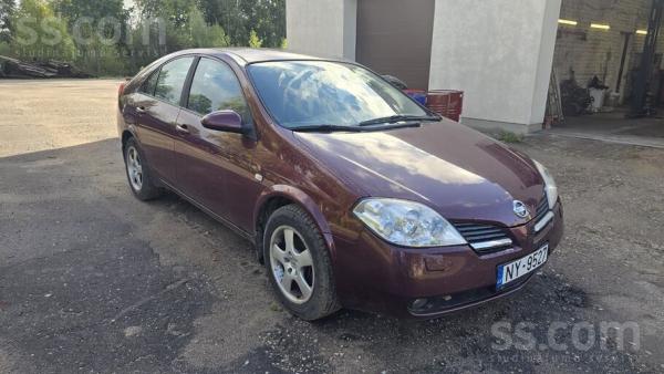 Sarkans Nissan Primera 2003 Valmiera, ar dzinēja tilpumu 2.00 L un nobraukumu 0 tūkst. km par 1010 €, foto 3 vietnē AUTOMOTO.COM.LV