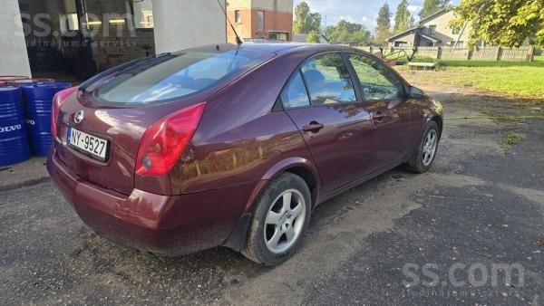 Sarkans Nissan Primera 2003 Valmiera, ar dzinēja tilpumu 2.00 L un nobraukumu 0 tūkst. km par 1010 €, foto 4 vietnē AUTOMOTO.COM.LV