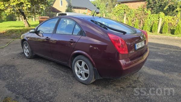 Sarkans Nissan Primera 2003 Valmiera, ar dzinēja tilpumu 2.00 L un nobraukumu 0 tūkst. km par 1010 €, foto 5 vietnē AUTOMOTO.COM.LV