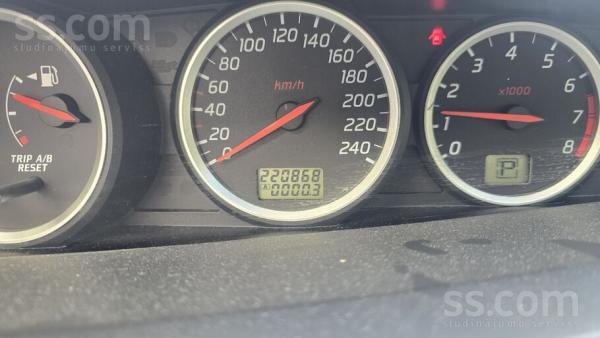 Sarkans Nissan Primera 2003 Valmiera, ar dzinēja tilpumu 2.00 L un nobraukumu 0 tūkst. km par 1010 €, foto 9 vietnē AUTOMOTO.COM.LV